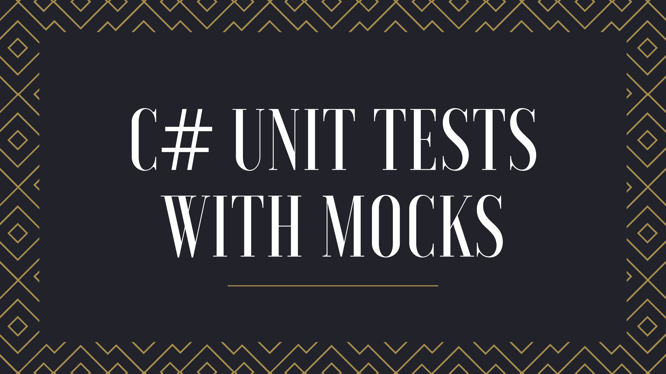 C Unit Tests With Mocks